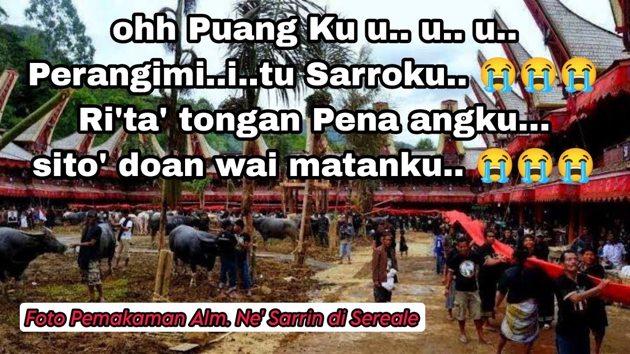 Lagu Paling Menyayat Hati Toraja || Oh Puang Ku. u... u... u ...