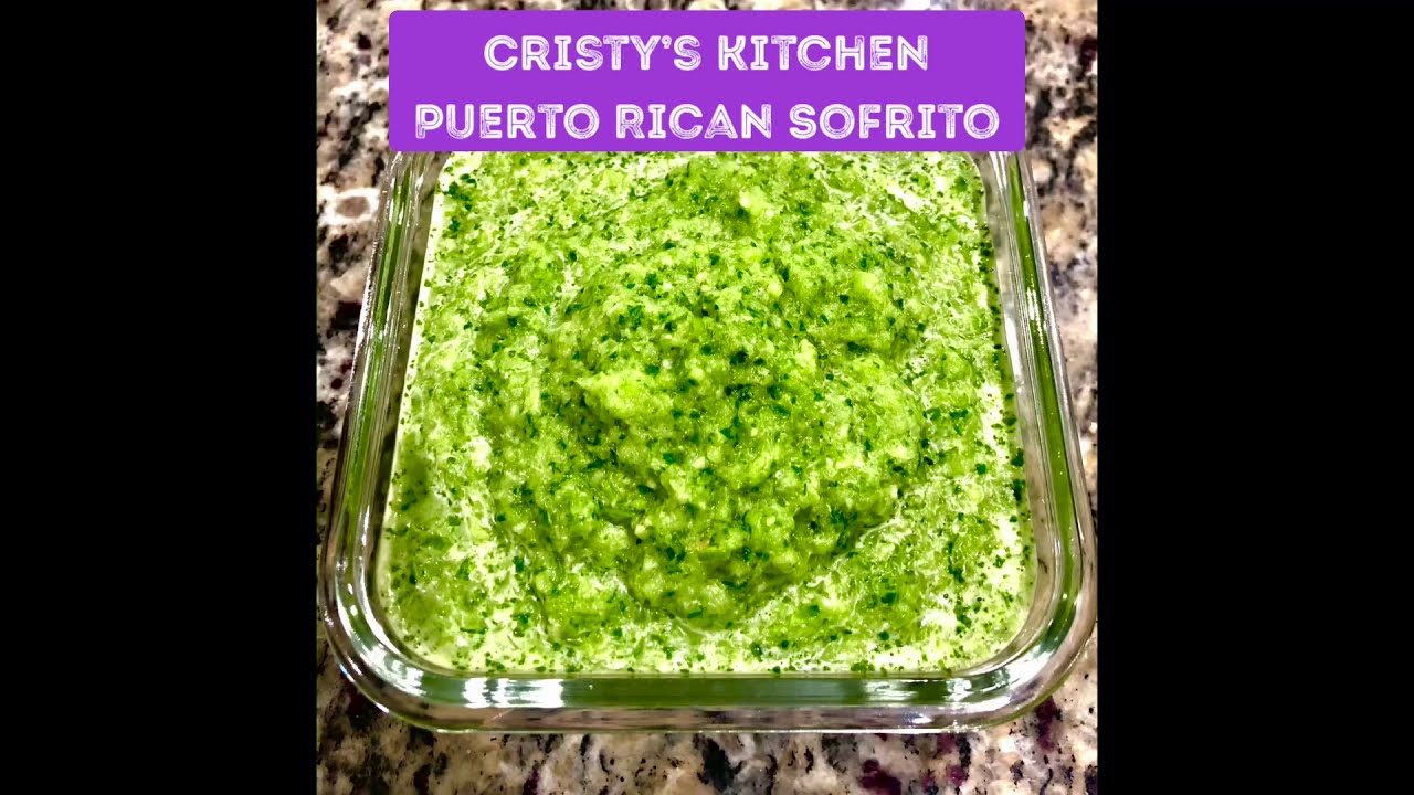Simple Puerto Rican Sofrito - YouTube