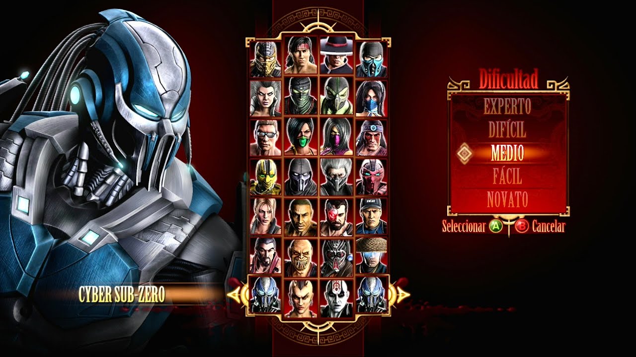 MK9 CYBER SUB-ZERO | MORTAL KOMBAT 9 GAMEPLAY - YouTube