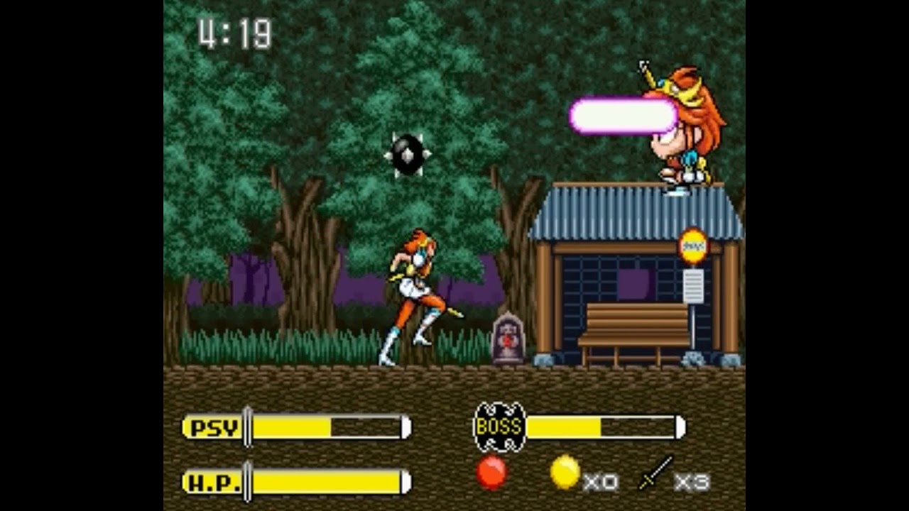 Kendo Rage (SNES) Chibi Jo Boss Battle - YouTube