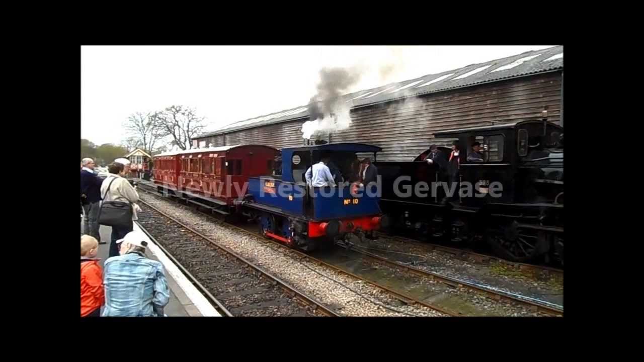 Gervase Steam Locomotive from 1900 at Kent and East Sussex Railyard ...