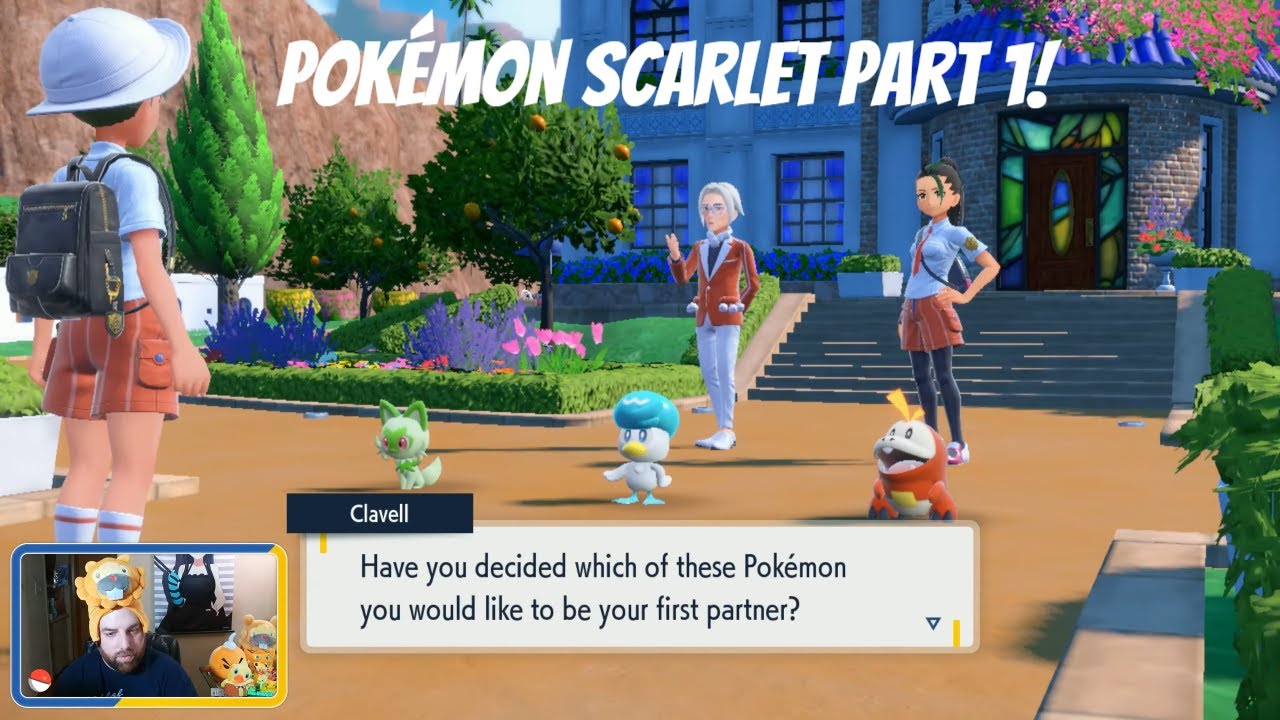Pokémon Scarlet Play-thru Part 1! - YouTube
