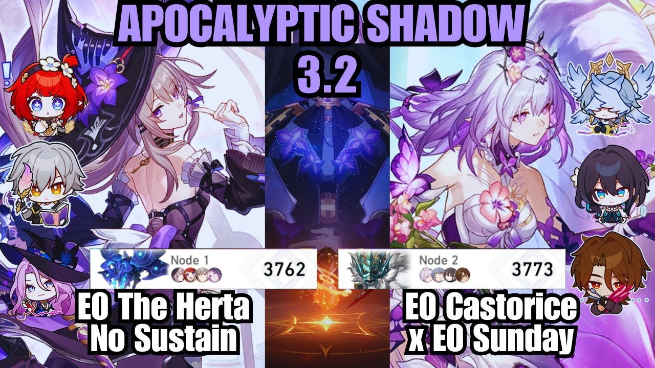 HSR AS 3.2 Reset | E0 The Herta Sustainless & E0 Castorice x Sunday ...