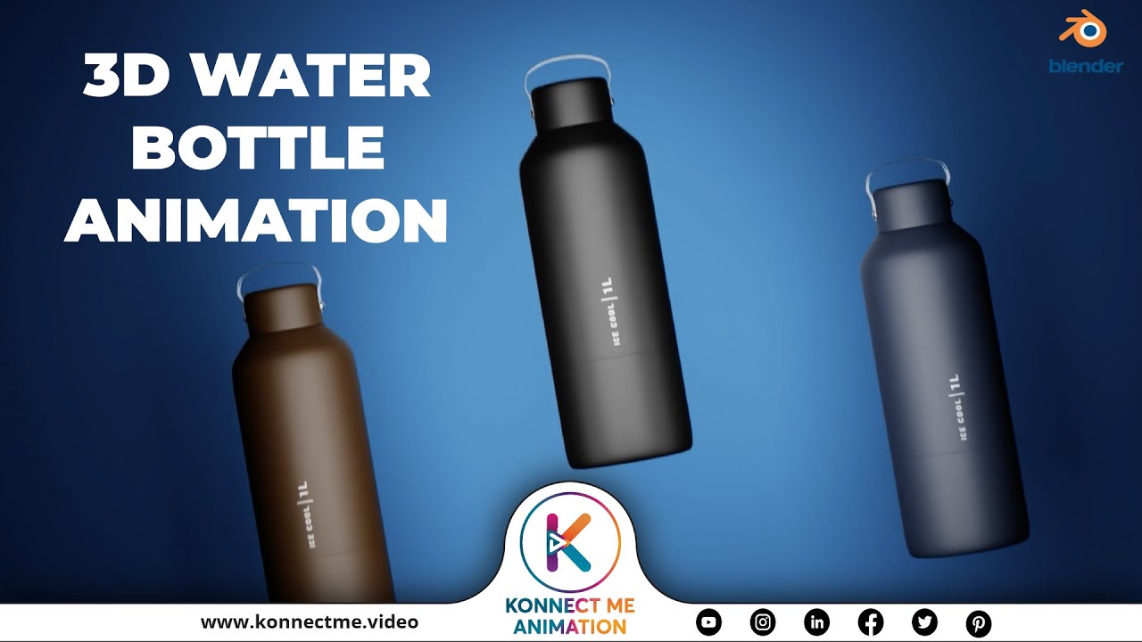 3D Water Bottle Animation | 3D Marketing Video I 3D Marketing Ad | 3D ...