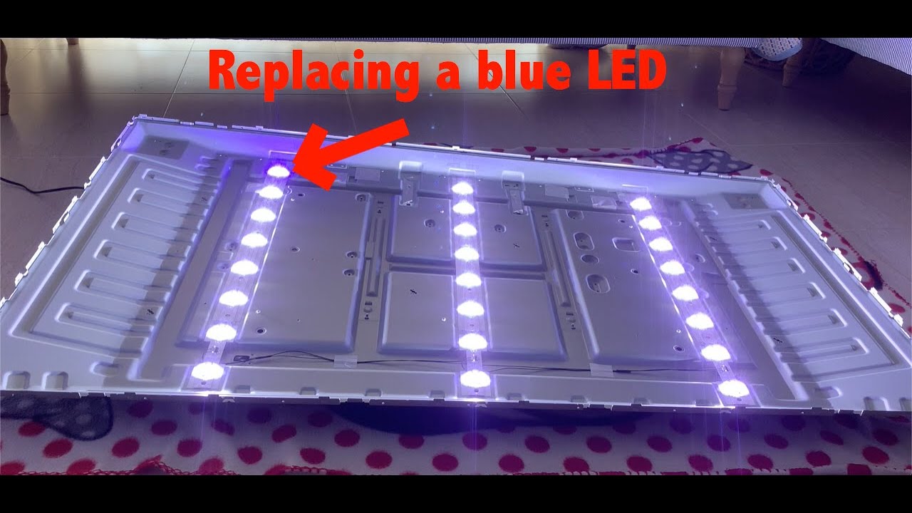 LG TV with Blue spot on the screen how to Repair - YouTube