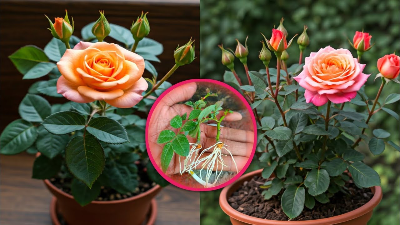 How to grow Rose cutting - YouTube