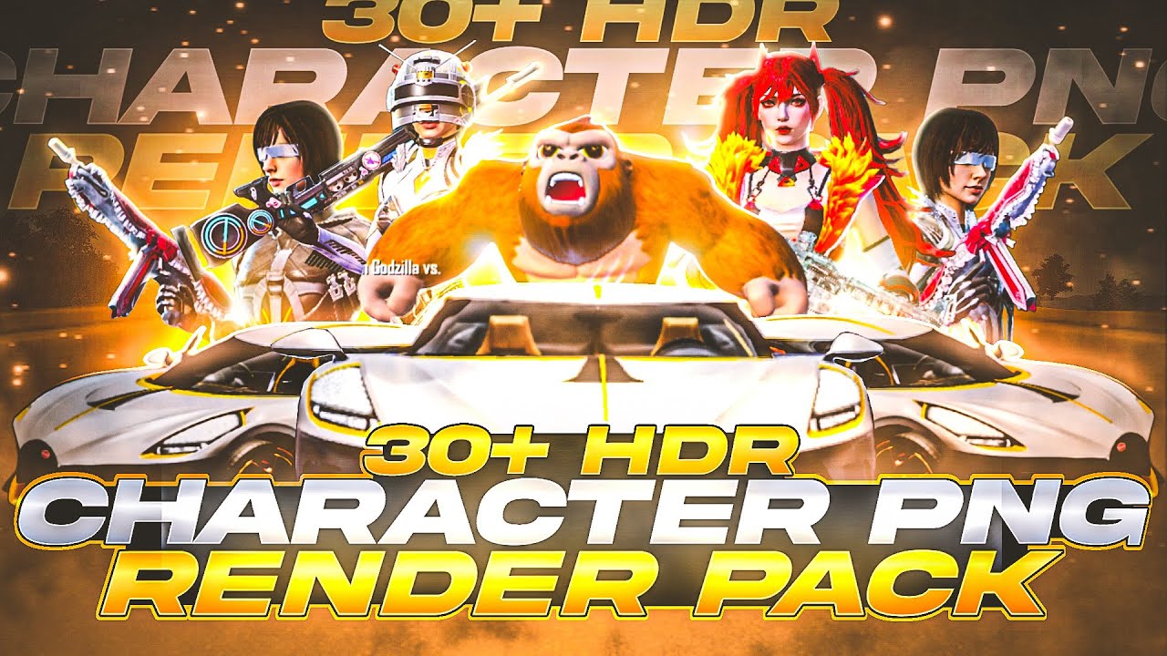 30+ Pubg/Bgmi Characters PNG Pack🔥 | PNG Charcters For Thumbnail ...