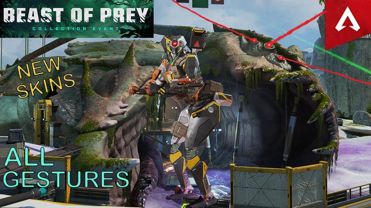 New Legendary Skin for Pathfinder (Search & Destroy), All Gestures ...