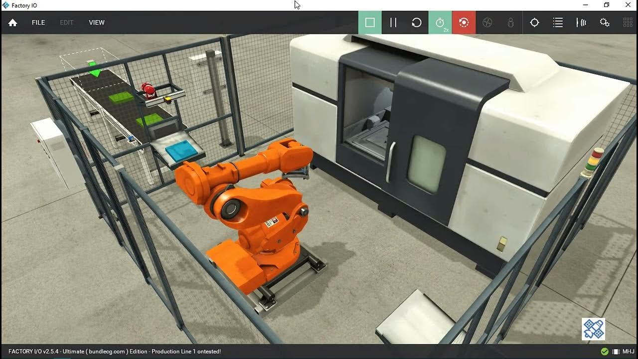 Production Line Factory I/O with WinSPS-S7 || PLC Programming - YouTube
