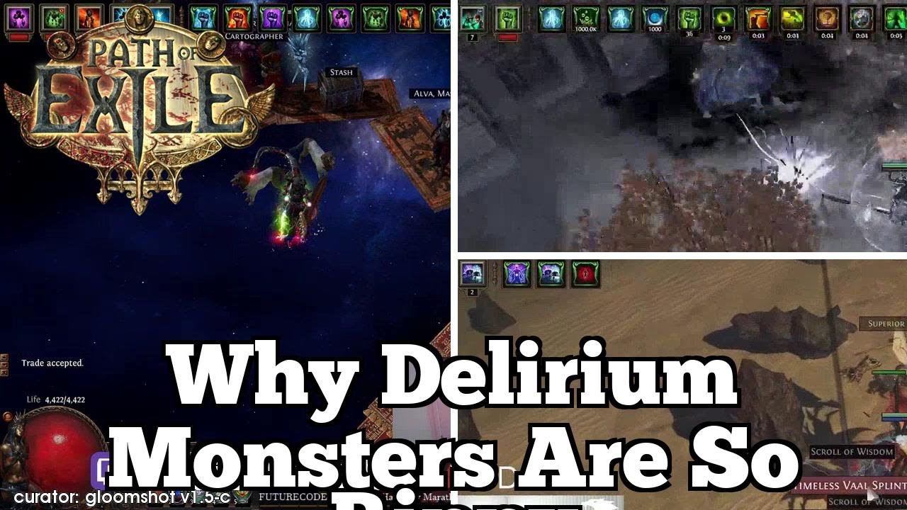 Why Delirium Monsters Are So Rippy | Daily Path of Exile Highlights ...