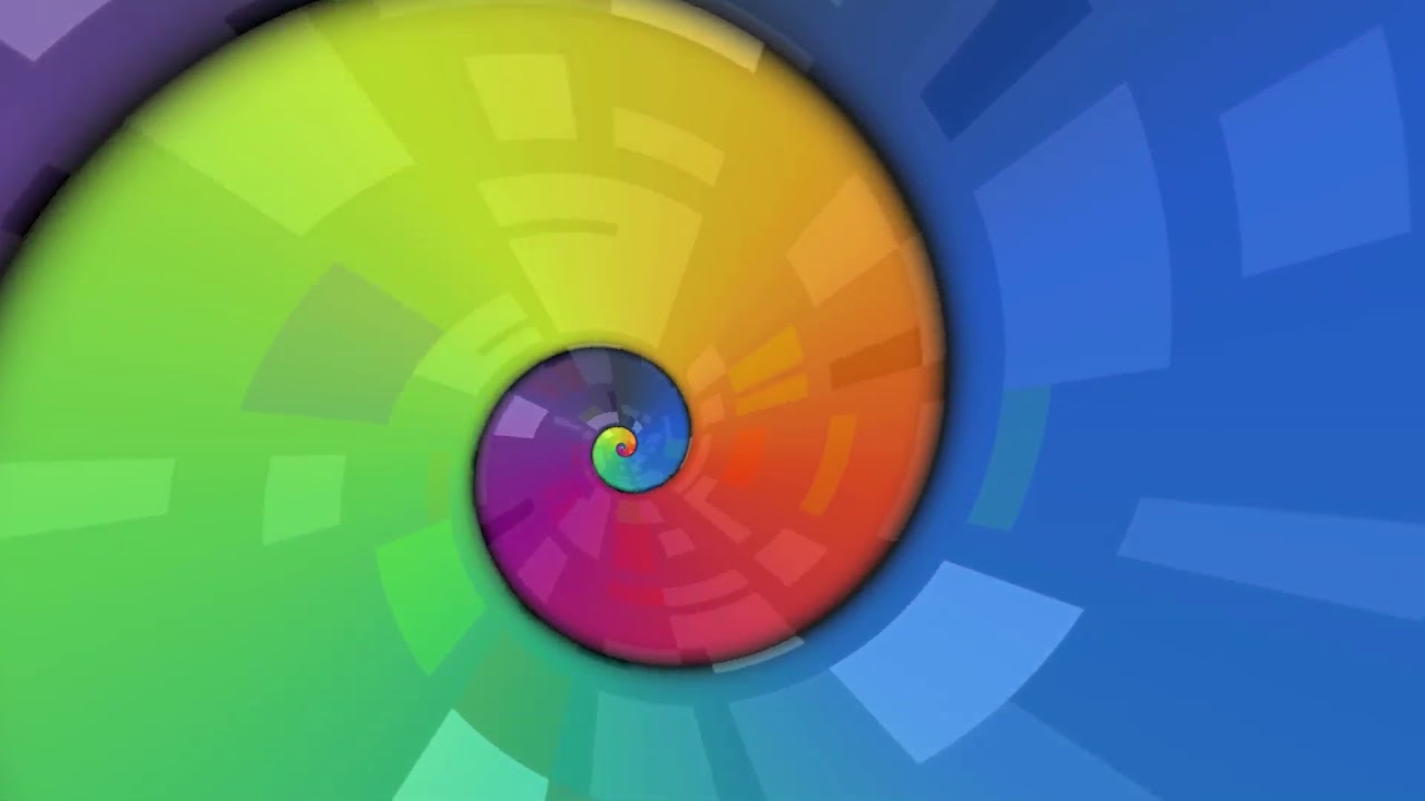 Meditation, colorful spiral hypnosis - YouTube