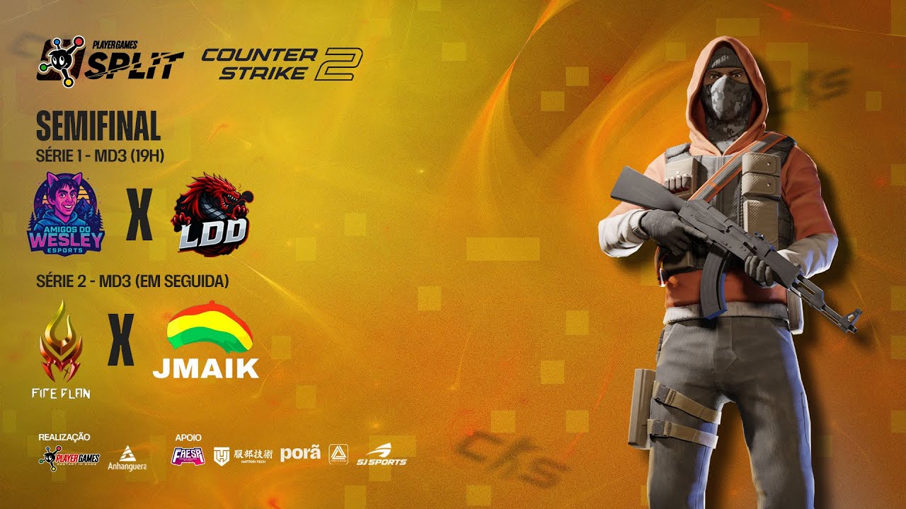 PLAYER GAMES SPLIT - COUNTER STRIKE 2 - 2ª ED. 2ª SEASON - YouTube
