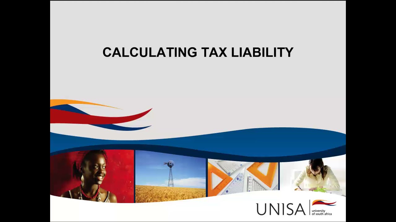 2021 Calculating tax liability - YouTube