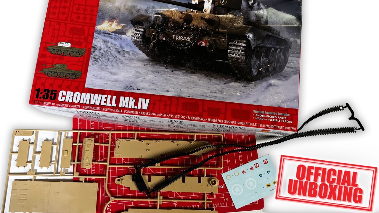 Official Unboxing Airfix - Cromwell Mk.IV (A1373) - YouTube