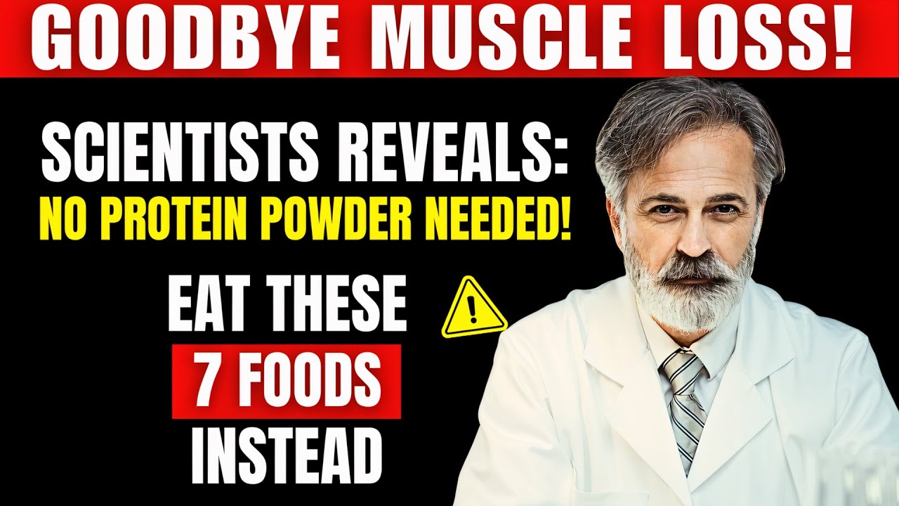 Over 60? Scientists REVEALS Stop Muscle Loss Without Protein Powder ...