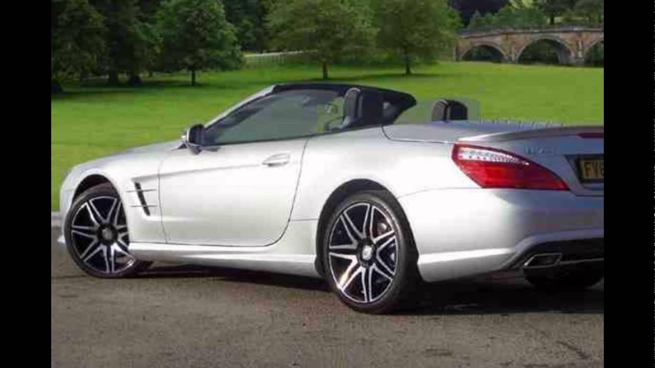 2016 Mercedes SL400 Convertible Iridium Silver - YouTube