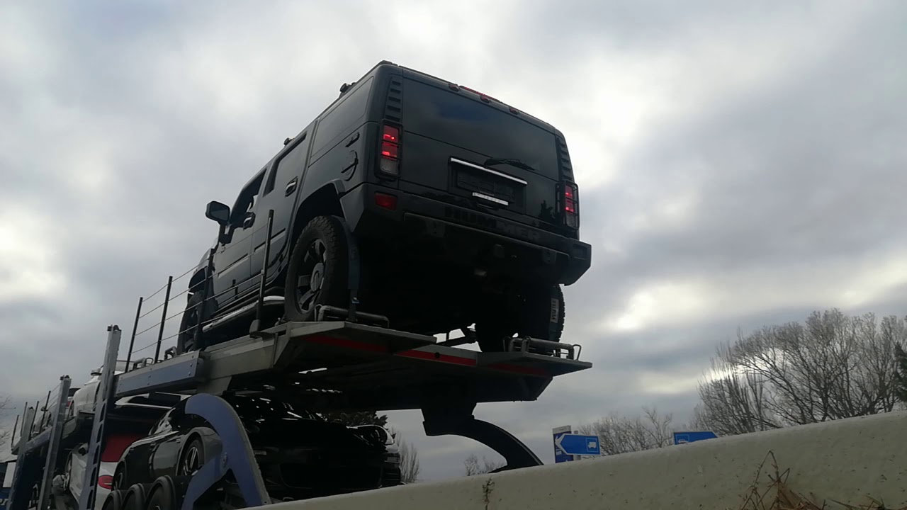 Hummer h2 hemi straight pipes soundcheck - YouTube