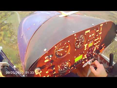 Kitfox 4 first flights after rebuild panel view - YouTube