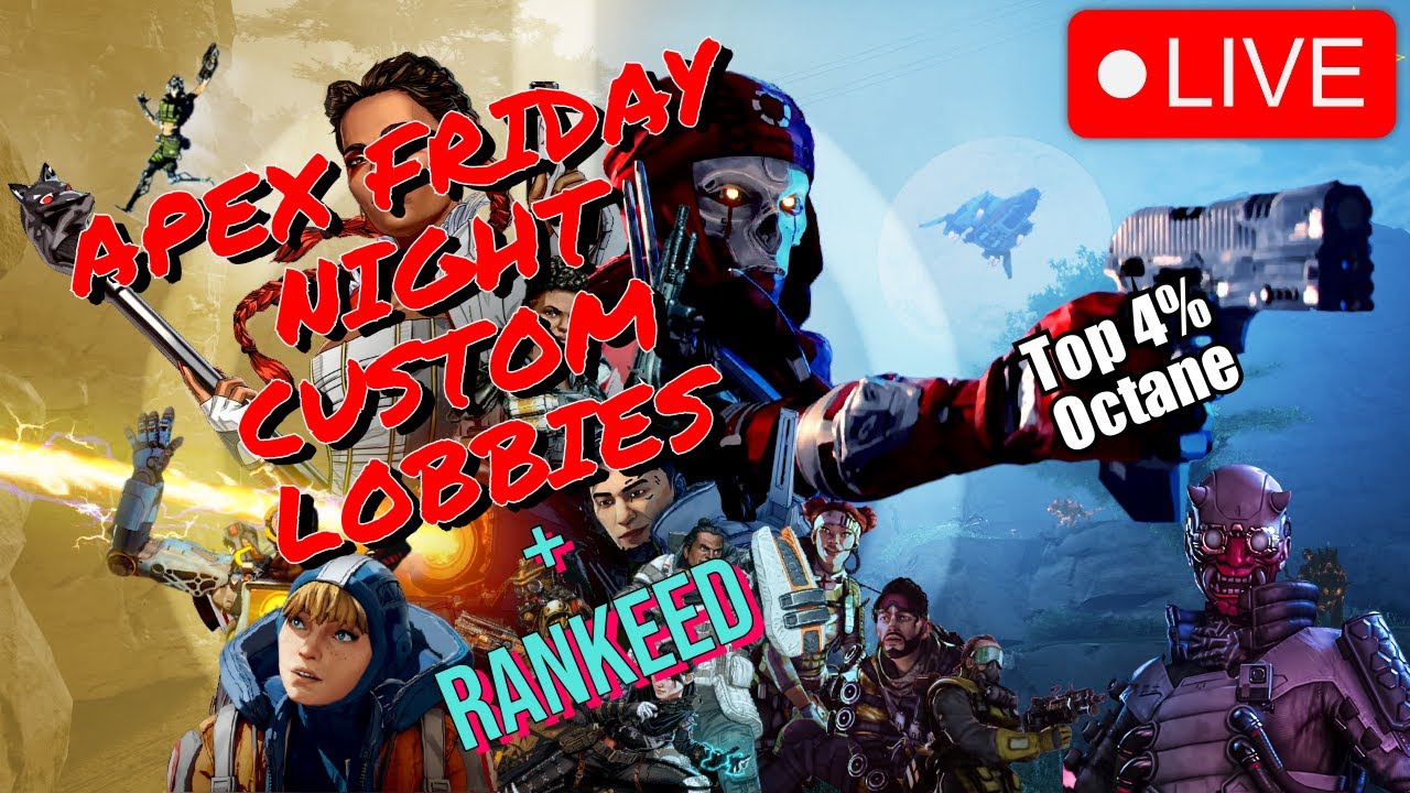 🔴(LIVE) Apex Legends | Ranked + Custom Lobbies with Viewers! | !Discord ...