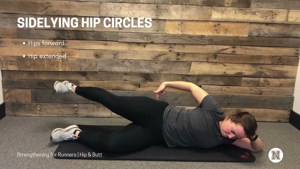 Strengthening for Runners | Sidelying Hip Circles - YouTube