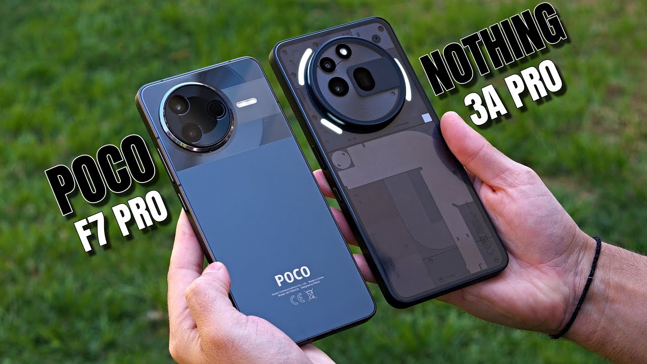 Poco F7 Pro vs Nothing Phone 3A Pro 📱 Los más TOP de la gama media | Comparativa - YouTube