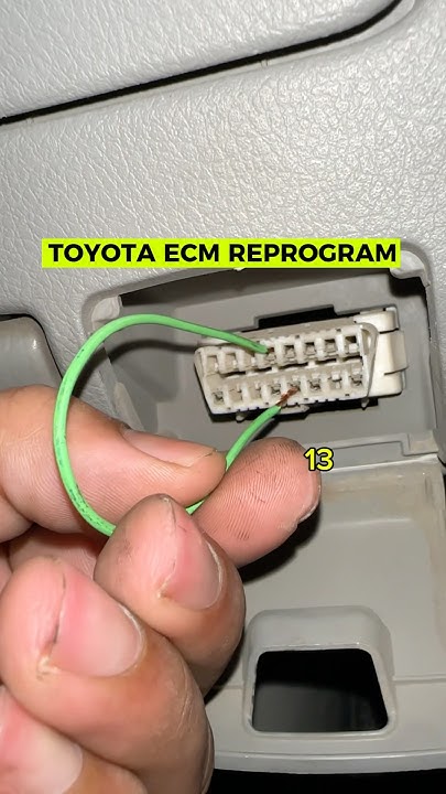 How To Reprogram an ECM Immobilizer in A Toyota Lexus #programming #ecm ...