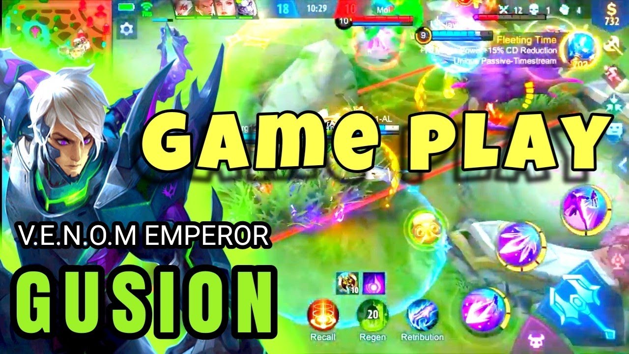 GUSION GAMEPLAY | RANK GAME - YouTube