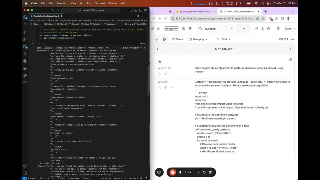 Curate a coding dataset with Lilac - YouTube