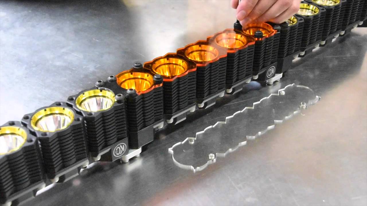 FLEX LED_Clear & Amber covers_KC HiLiTES - YouTube