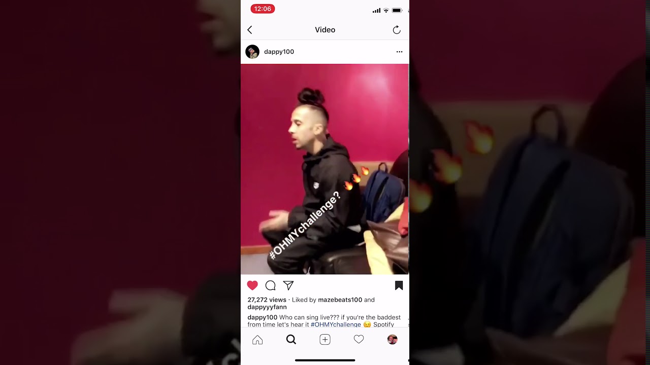 Dappy oh my challenge live - YouTube