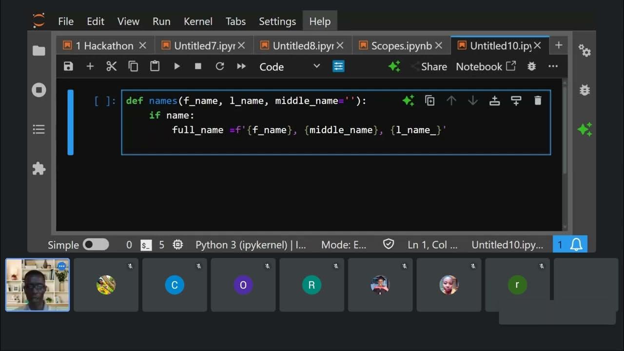 Lesson 9: Understanding Scopes & Python Arguments | Python Programming Tutorial for Beginners ...
