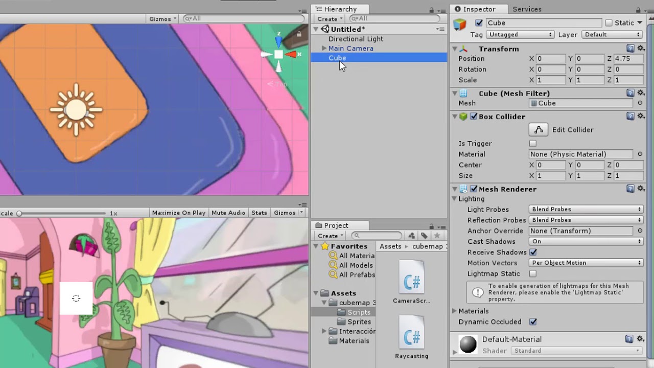 Ambiente 360° en unity (segunda parte) - YouTube