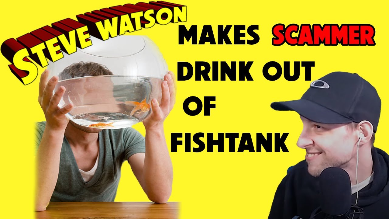 Scammer Is Panick from the Steve #scambait #improv #scam - YouTube