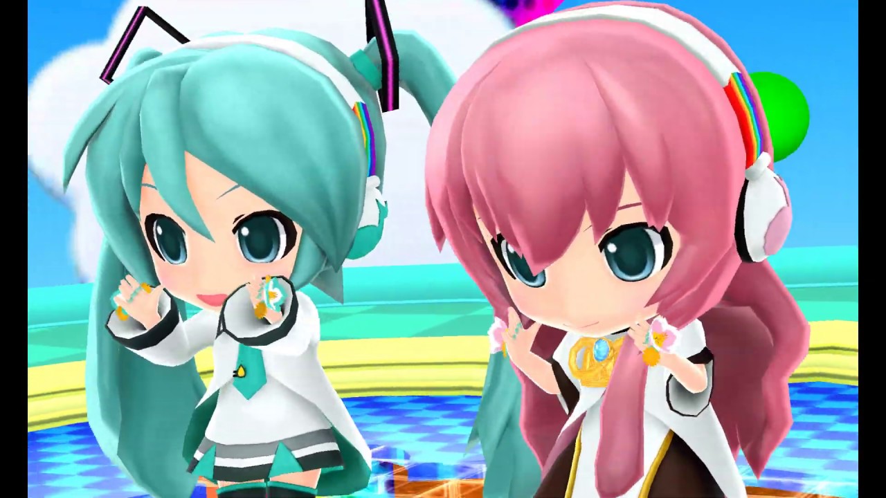 Hatsune Miku: Project Mirai DX - reverse rainbow feat. Miku and Luka ...
