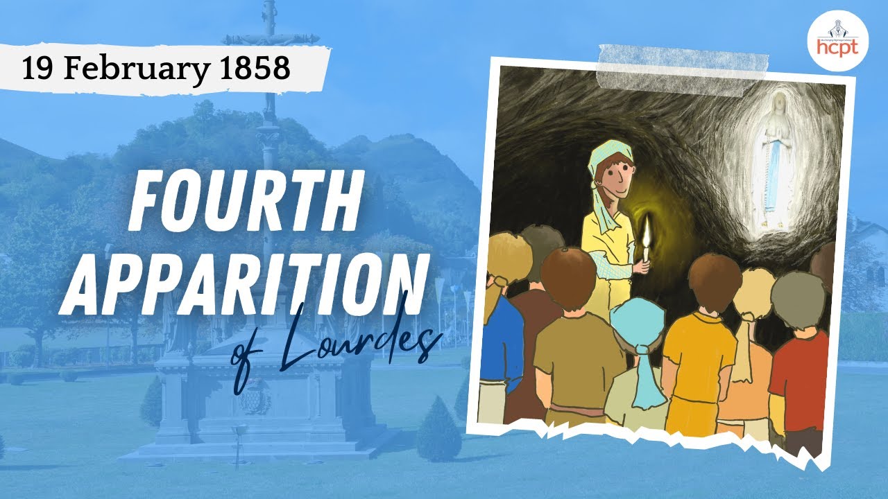 The Fourth Apparition of Our Lady of Lourdes | 19 February 1858 - YouTube
