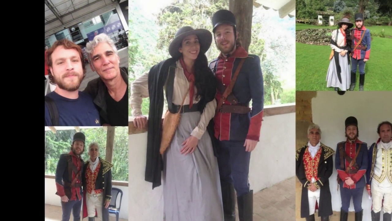 SIMÓN VELASCO GONZÁLEZ CON OTROS ACTORES DE LA SERIE BOLIVAR DU - YouTube