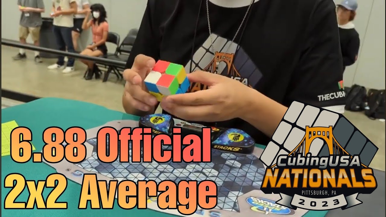 6.88 2x2 Official Average at CubingUSA Nationals 2023 | Ronaldo Zavala ...