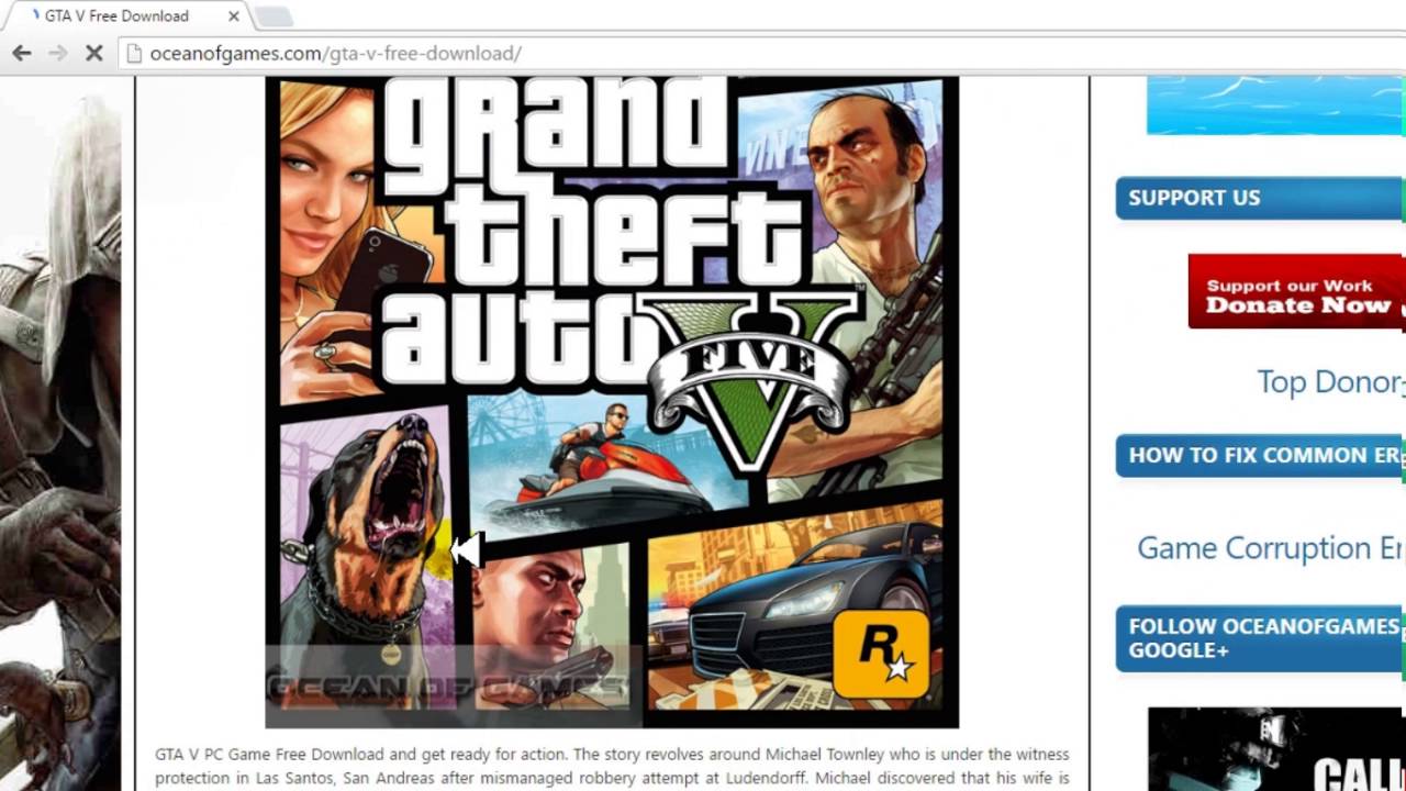 How to download GTA 5 for PC Free full Version - Download copyright ...