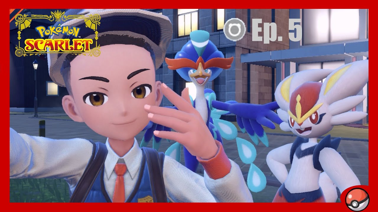 Pokemon Scarlet Episode 5 | Medali Gym Leader Larry Defeated ...