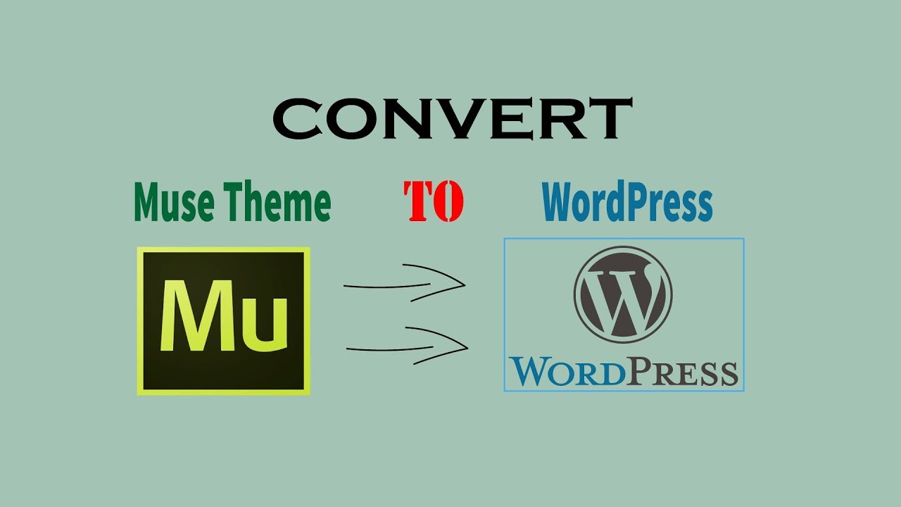 How to Convert any Adobe Muse Theme to WordPress Theme. - YouTube