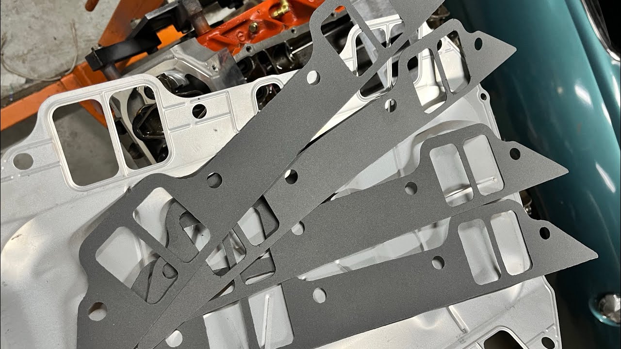 440 V8 Mopar Engine Rebuild - Almost Intake Time: Valley Tray Gasket ...