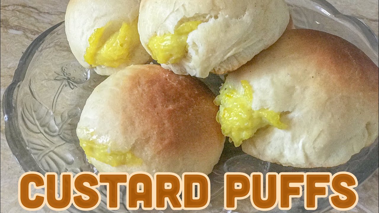 Custard puffs / Baked - YouTube