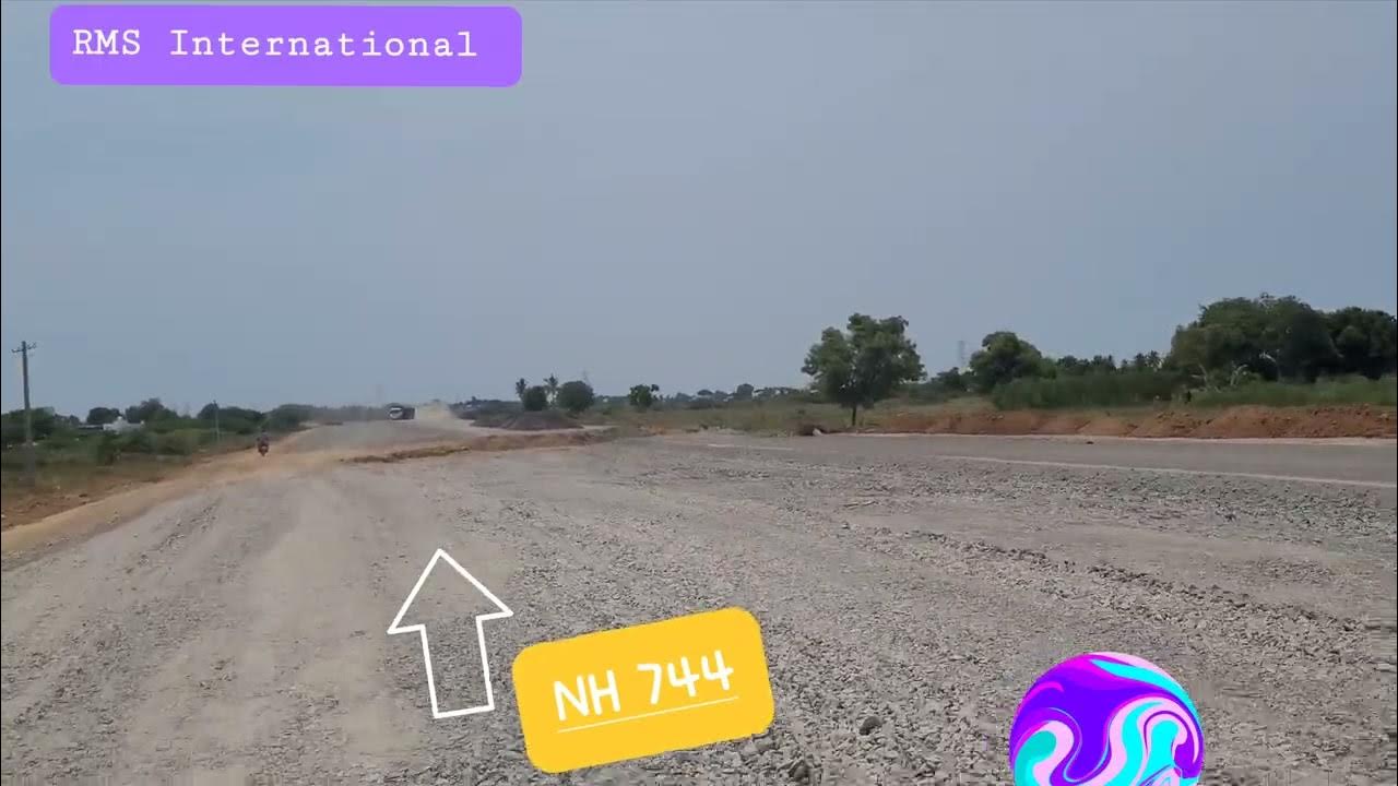 NH 744 Work Progress - YouTube