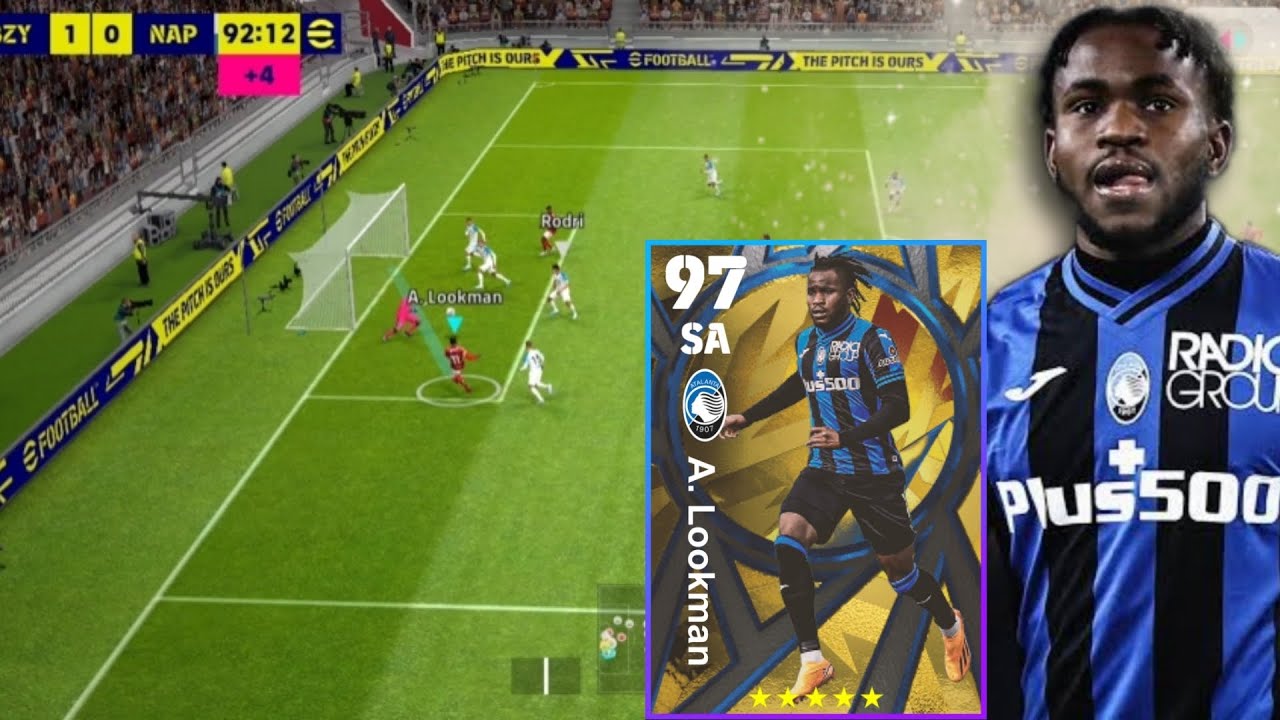 LOOKMAN FAN CHOICE É MUITO TOP NO EFOOTBALL 2023 MOBILE GAMEPLAY ...