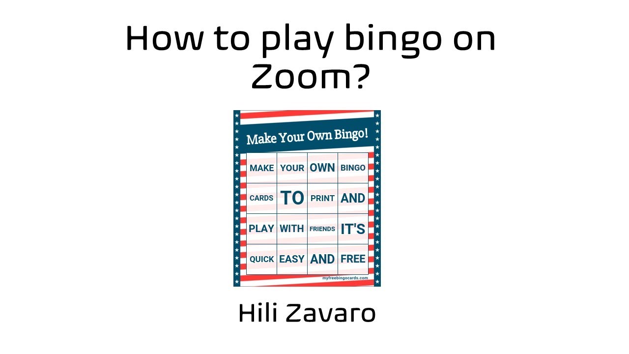 Play Bingo On A Zoom Lesson With My Free Bingo Board YouTube Play Bingo On A Zoom Lesson With My Free Bingo Board YouTube