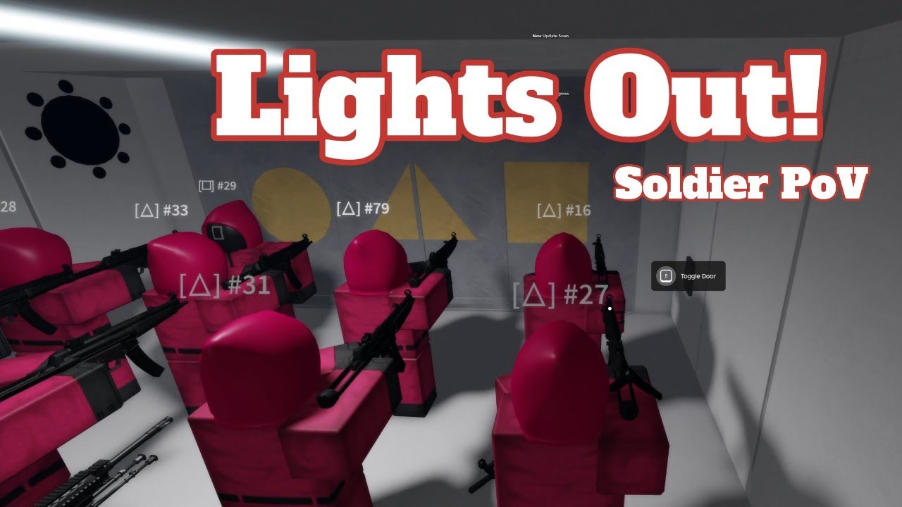 Squid Game Lights Out as a Soldier | Squid Game Unity RP Roblox - YouTube