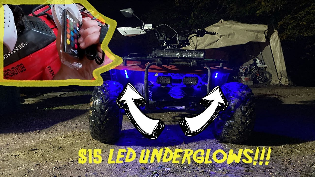 LOW BUDGET LED UNDERGLOW FOR OFFROAD USE!!! * ONLY $15* ( DIRTBIKES ...