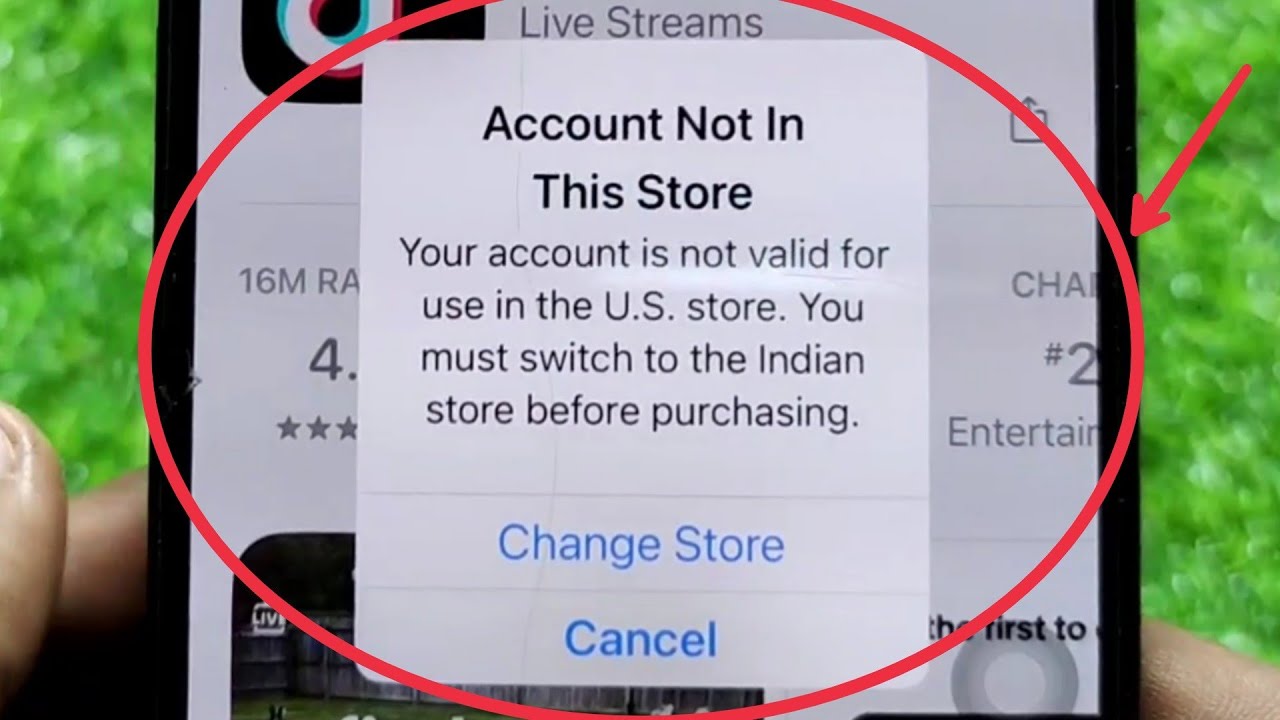 iPhone Fix Account Not in This Store | Your account is not valid for ...