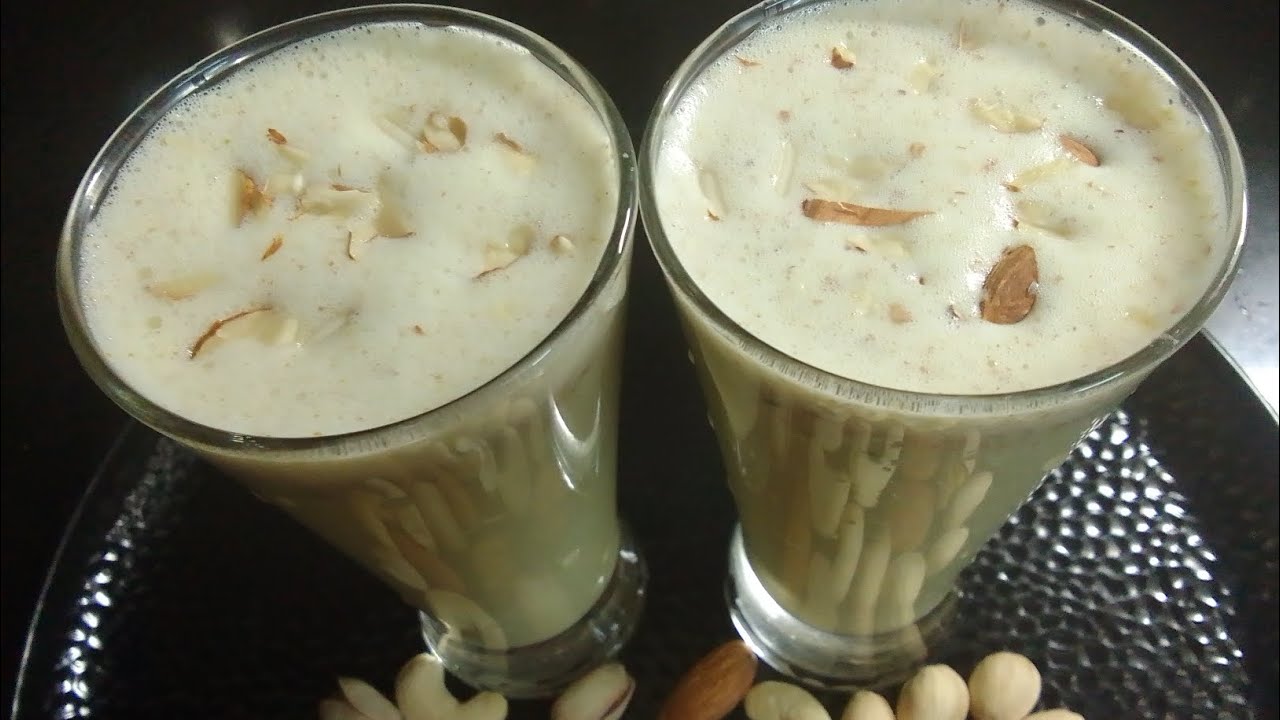 Healthy And Delicious Dry Fruits Milkshake - Creamy Dry Fruits ...