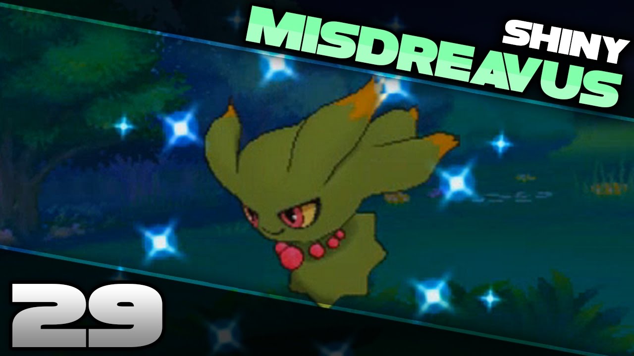 WOW! SHINY MISDREAVUS! Shiny Hunting LIVE #29 | 69 ENCOUNTERS | Pokemon ...